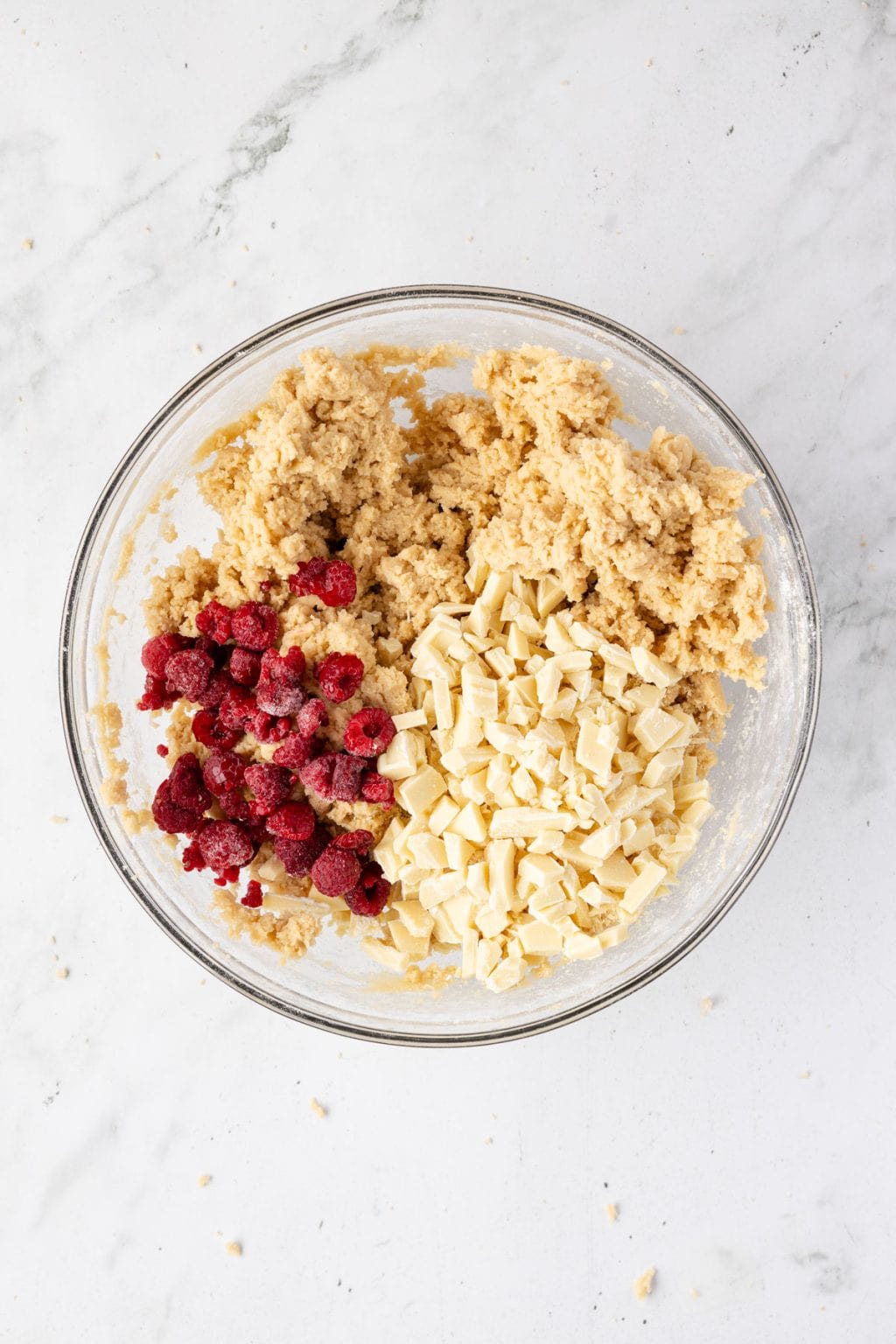 White Chocolate Raspberry Cookies - The Chaotic Table